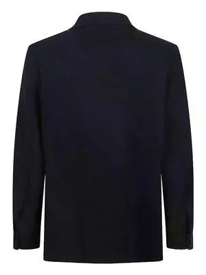 Tagliatore Milton Wool Shirt Jacket - Blue