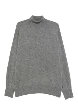 Sofie D'hoore Roll Neck Balloon Sleeve Knit - Grey