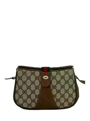 Gucci 20th Century Gg Supreme Web Crossbody Bag - Neutrals