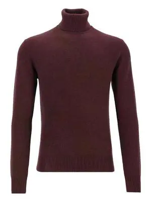 Emporio Armani Pure Cashmere Rollneck Jumper - Brown
