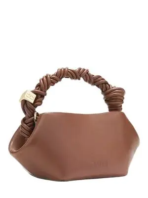 GANNI Mini Bou Bag In Brown Brown