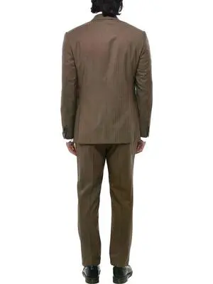 Corneliani Academy Herringbone-pattern Suit - Brown