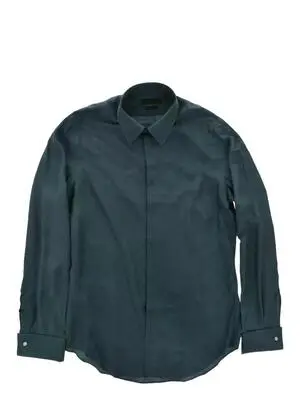 Corneliani Slim-fit Silk Shirt - Green