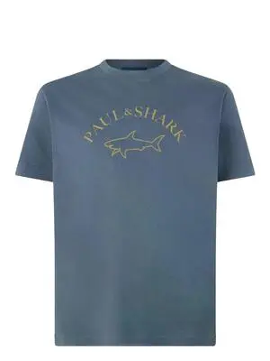 Paul & Shark Logo-print T-shirt - Blue