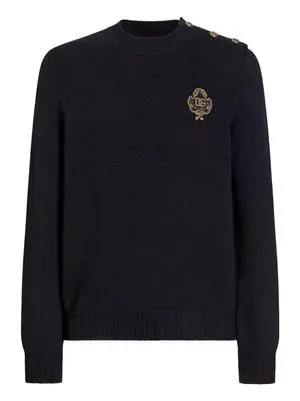 Dolce & Gabbana Virgin Wool Pullover - Blue