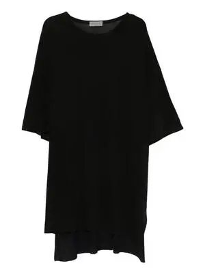 Yohji Yamamoto Oversized Side-slit T-shirt - Black