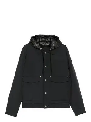 Moose Knuckles Hooded Puffer Jacket - Black