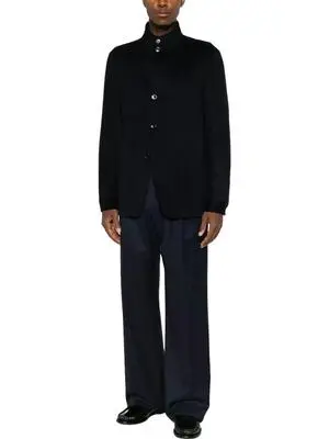 ZEGNA Mandarin-collar Patch-pocket Jacket