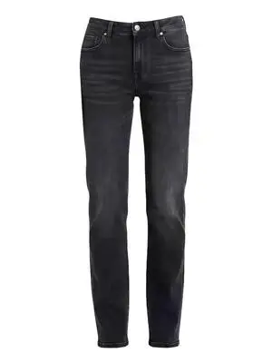 7 For All Mankind Calie Straight-leg Jeans - Black