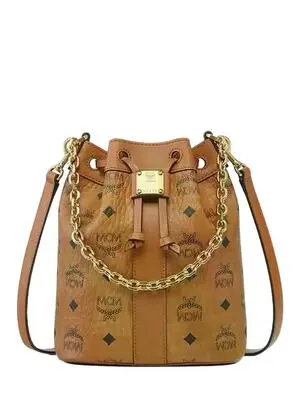 MCM MCM Mini Dessau Monogram Print Shoulder Bag