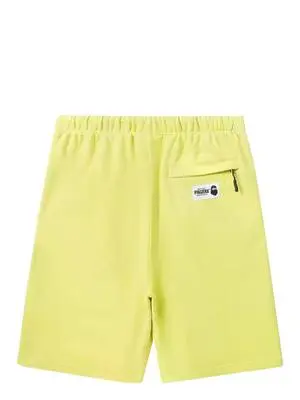 FINGERCROXX Logo Patch Jersey Shorts - Yellow