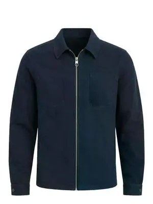 REVOLUTION NOW Zip-up Shirt Jacket - Blue