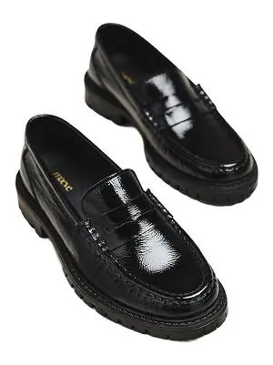Maeve Classic Loafers - Black