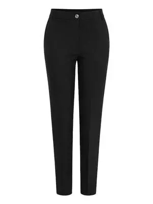 Marella Emme Button-fastening Tailored Trousers - Black