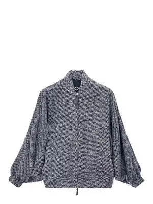 Giorgio Armani Zip-up Jacket - Black
