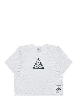 Nike Acg Radical Airflow Drifit Short Sleeve Trail Running Top White Anthracite