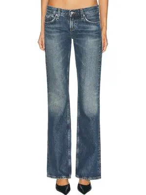AGOLDE Low Rise Boot Jean In Blue - Combination