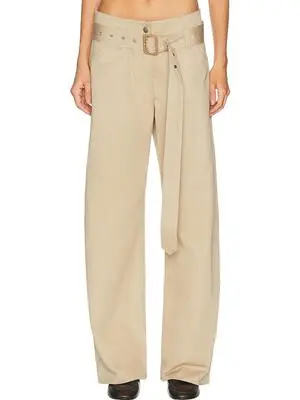 Acne Studios Page Tailored Twill Trouser - Pale Beige