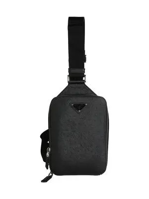 Prada Saffiano Leather Slingbag - Black