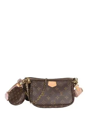 LOUIS VUITTON Monogram Canvas Multi Pochette - Brown