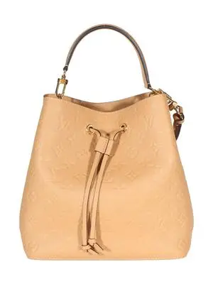LOUIS VUITTON Arizona Monogram Empreinte Neonoe Mm - Tan