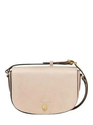 Longchamp S Épure Logo-debossed Crossbody Bag - Nude