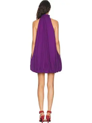 Alaïa Balloon Silhouette Dress - Violet