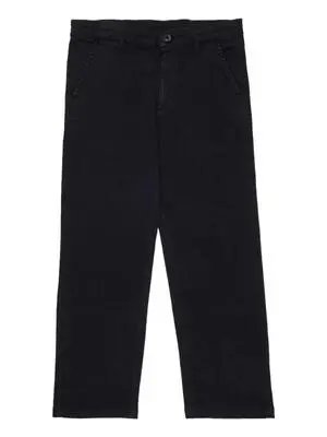 DIESEL® Embroidered-logo Trousers - Black