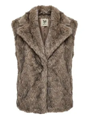 ANIYE BY Lapel Vest - Brown