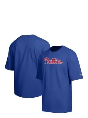 Champion Philadelphia Phillies All Star Chenille Wordmark T-shirt - Royal