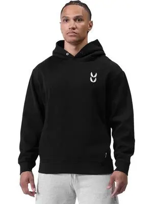 ASRV Tech Essential Distressed Hoodie - Black