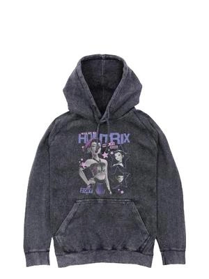 KPOP DEMON HUNTERS Pop Star Huntrix Zoey Lightweight Hoodie - Black