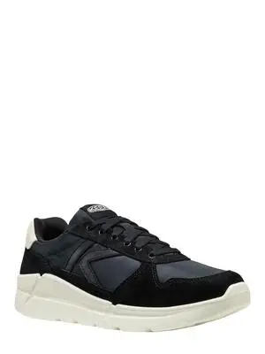 Keen Km2 Leather Jogger Sneakers - Black/birch