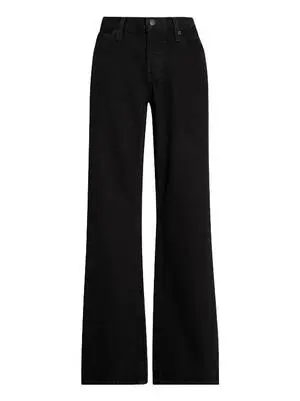 FRAME The Pixie High Waist Bootcut Jeans - Black