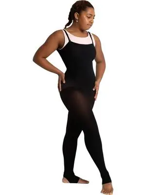 CAPEZIO Ultra Soft Stirrup Body Tight - Black