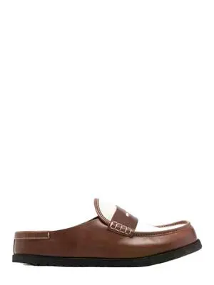 BIRKENSTOCK Naples Penny-strap Mules - Brown