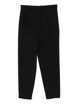 CIRCOLO 1901 Belt-loops Slim-fit Trousers - Black