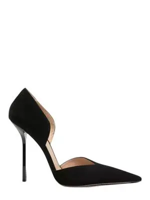 Victoria Beckham Suede D'orsay Pumps - Black