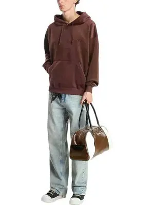 Y3 Velvet Corduroy Hoodie - Brown