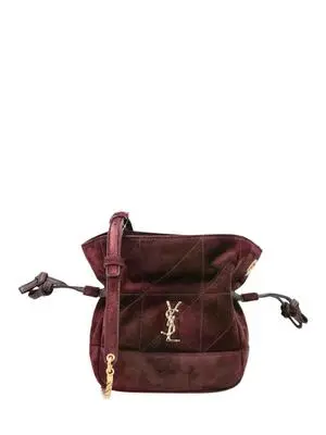 Saint Laurent Cassandre Quilted Cross Body Bag Red