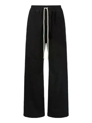 RICK OWENS Rick Owens DRKSHDW Wide Leg Press-Stud Trousers