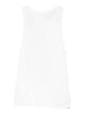 POST ARCHIVE FACTION Wrinkled-effect Vest - White