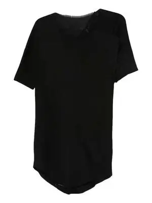 LEON EMANUEL BLANCK Asymmetric Panelled T-shirt - Black