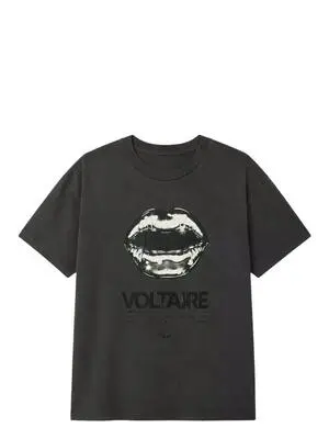 ZADIG&VOLTAIRE Tommer Hc Tour Lips-print T-shirt
