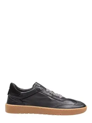 PIUMHA STUDIO Leather Lace-up Sneakers - Black