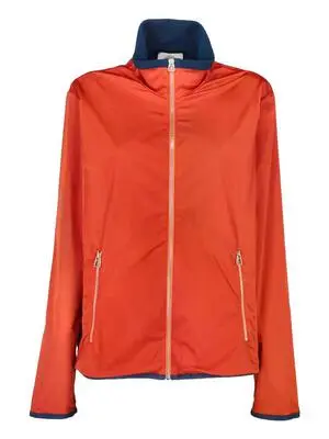 Hermès Sellier Zip-up Jacket With High Neck And Fleece Lining - Orange