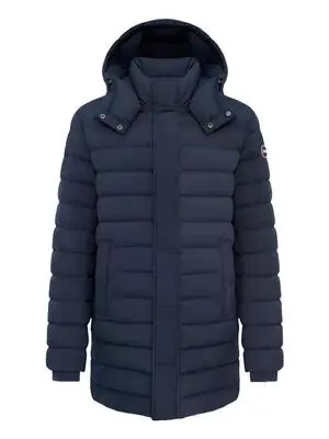 COLMAR Quilted Hooded Coat - Blue