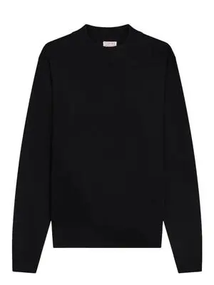 FURSAC FURSAC Black Wool Mock Neck Sweater Black