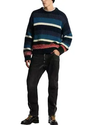 Dsquared2 Zip-detail Biker Jeans - Black