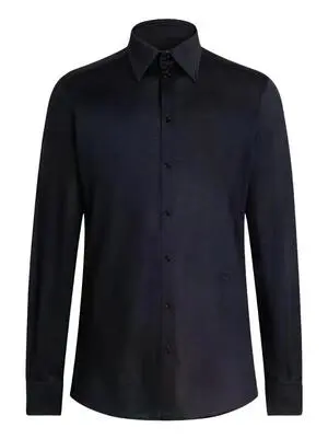 Dolce & Gabbana Martini Silk Jersey Shirt - Black
